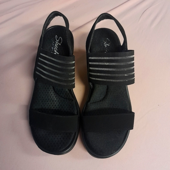 Skechers | Shoes | Sketchers Memory Foam Sandals | Poshmark